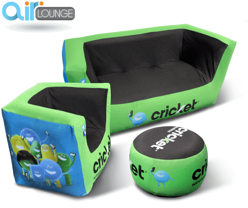 AirLounge Custom Inflatable Trade Show Furniture - Instent