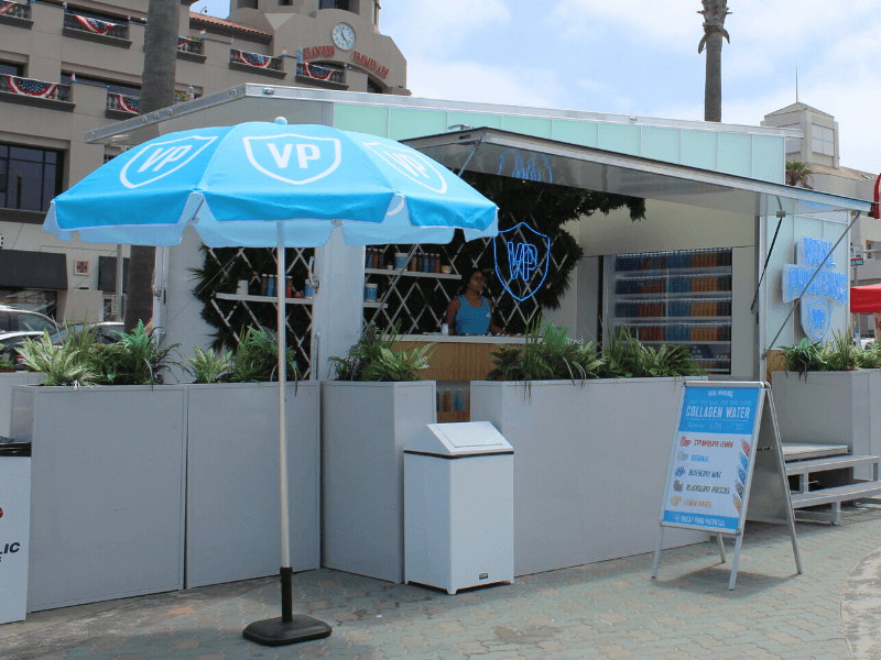 Custom Printed Commercial Umbrellas - Outdoor Brand Promotion!