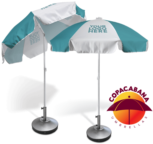 Commercial Beach Umbrellas - Custom Printed For Your Brand!
