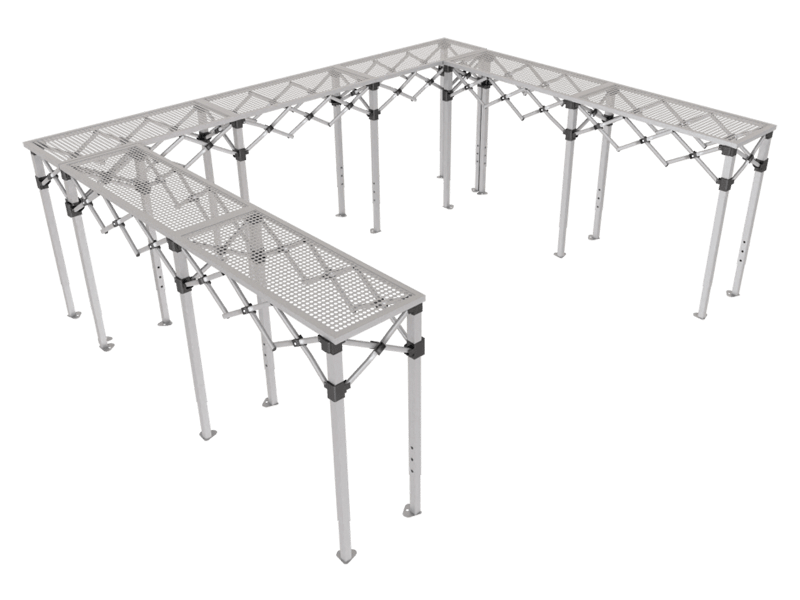 U-Shaped Foldable Counter - Instent
